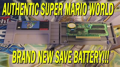 Super Mario World SNES - Super Nintendo Authentic Brand New Save ...