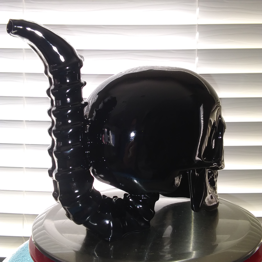 Skull Bong Bubbler Water Pipe Candle Holder | eBay