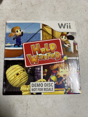 WII Demo Disc Help Wanted Brand New Sealed Rare | eBay