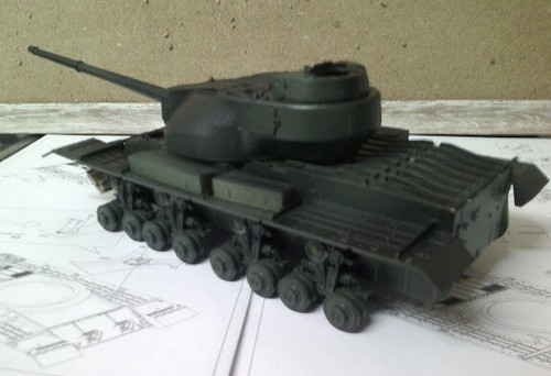 Amusing Hobby 1/35 British Heavy Tank Fv214 Conqueror MK I Armour Scale ...