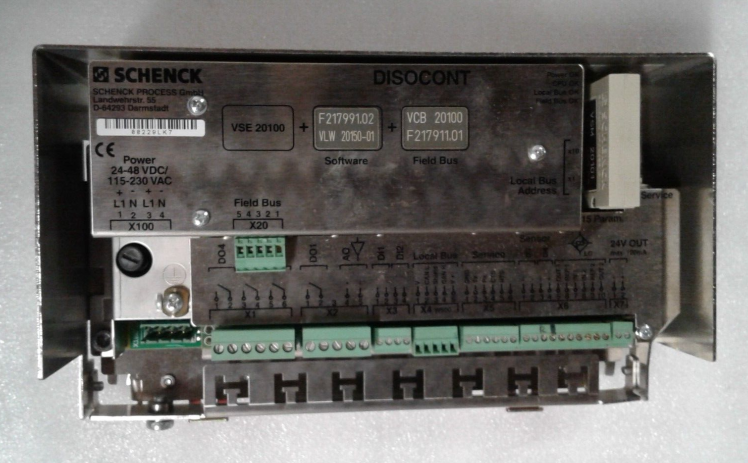 Schenck GmbH VSE 20100 Disocont VLW 20150-01 F217911.01 | eBay