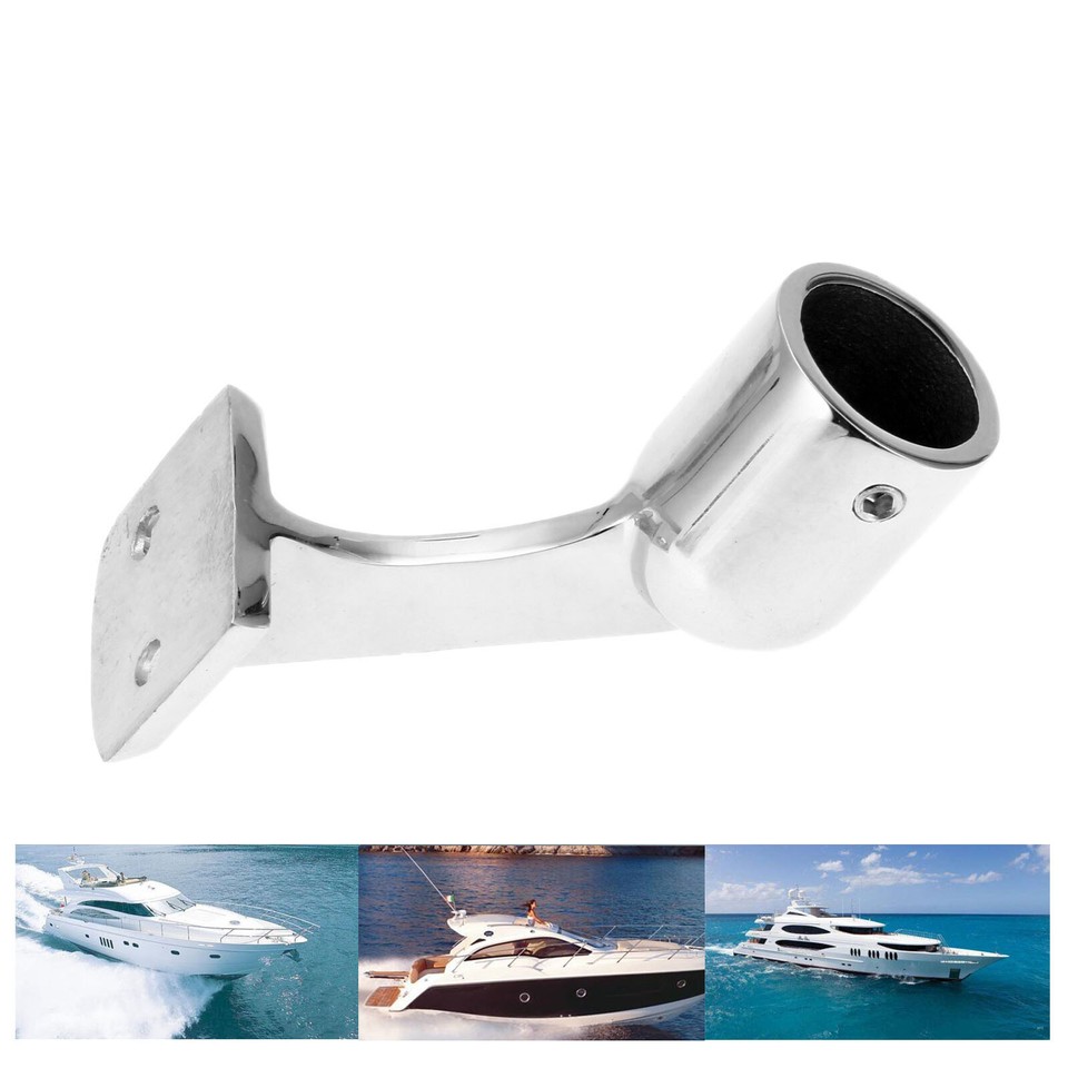 1Pc Boat Hand Rail Fitting End Stanchion for Pipe or Tube 7/8" 22mm ...