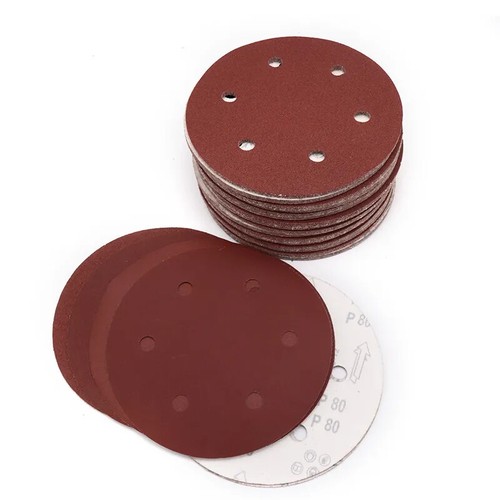 10pcs 9 Inch 6 Hole Grit 40-2000 Sanding Paper Discs Self Adhesive ...