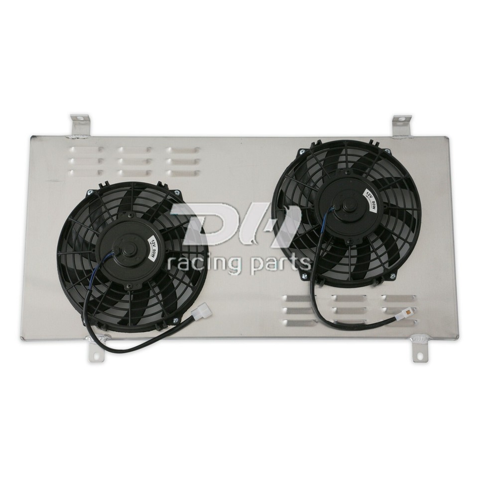 2 Rows Radiator&Shroud&Fan For 02-07 Subaru Impreza WRX STI RS Sedan TS ...