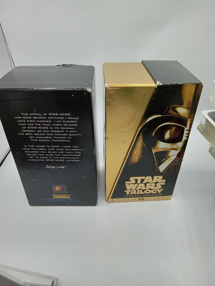 2 lot Star Wars Trilogy (VHS, 1997, Special Edition) nad Star Wars ...