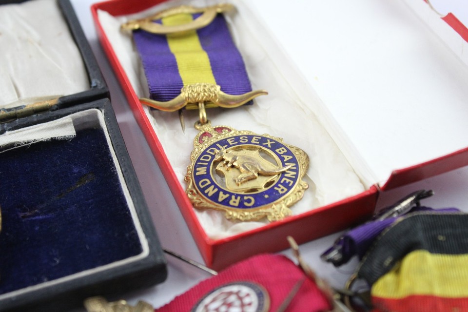 RAOB Jewels / Medals Inc Antique Vintage Enamelled Province Of ...