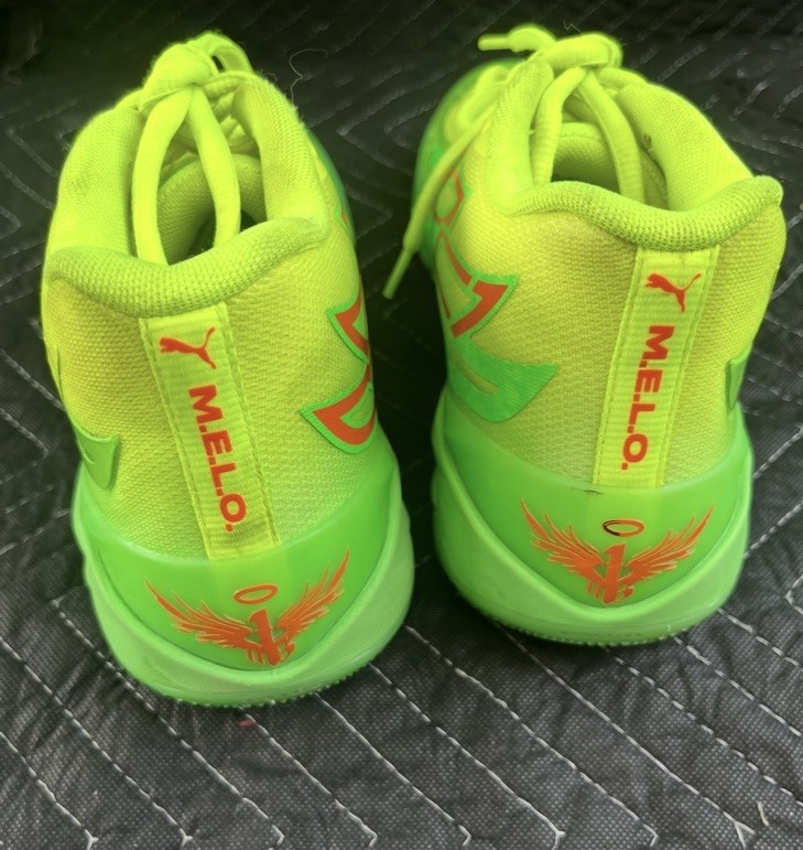PUMA x MB.02 Melo Nickelodeon Slime Fluro Green Men's Basketball Shoes ...