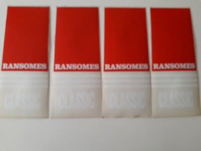 Ransomes Classic Sticker Decal Jacobsen | eBay UK