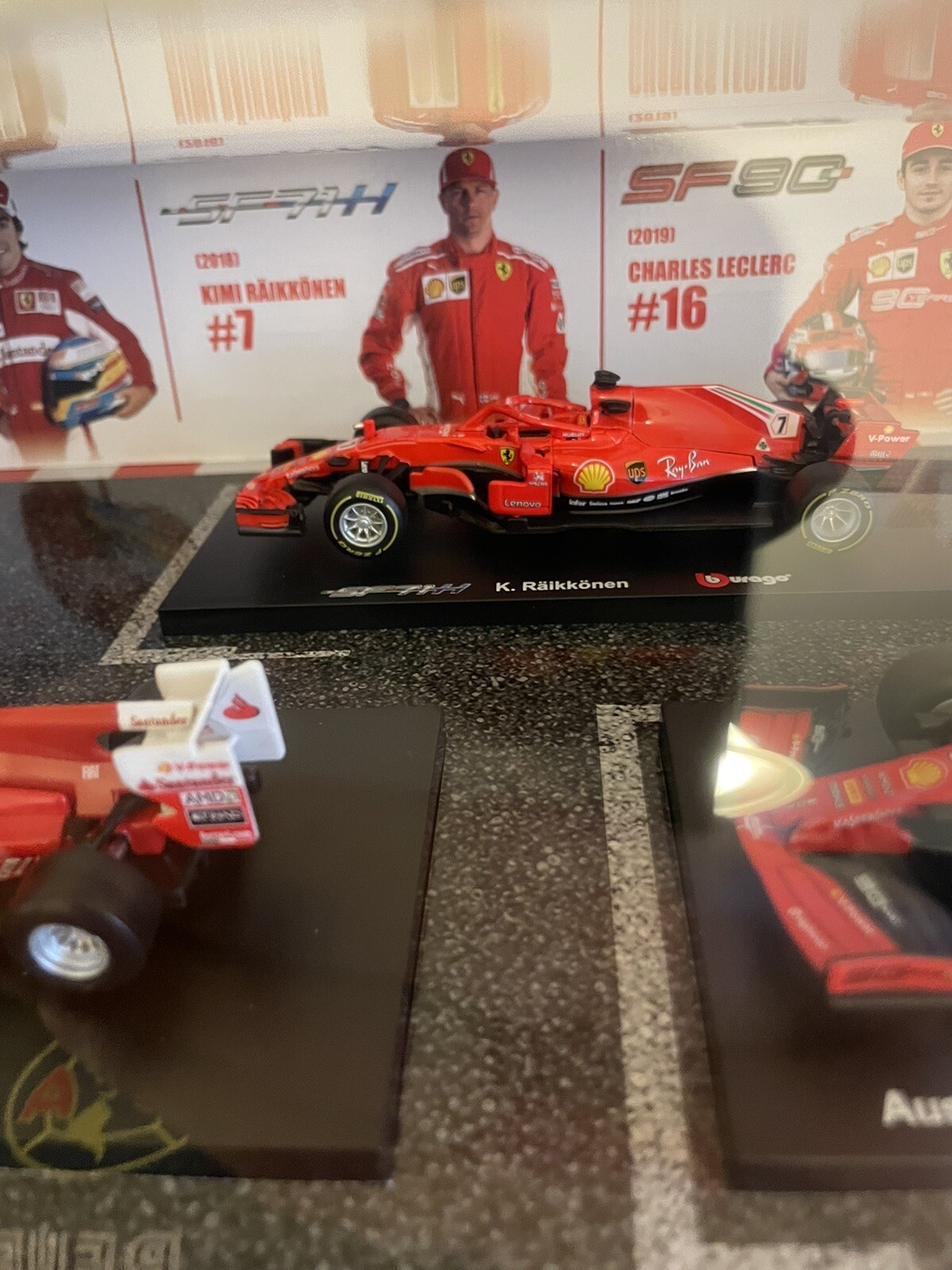 New Bburago Ferrari Racing Formula 1 F1 1:43 Scale Die Cast Metal 6 ...