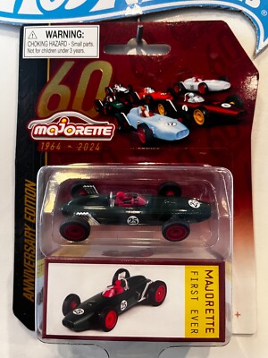 2024 MAJORETTE FIRST EVER 60TH ANNIVERSARY EDITION FORMULA 1 RACE CAR ...