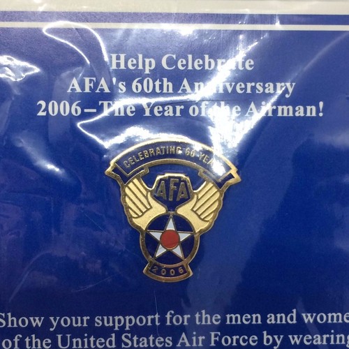 Air Force Association AFA 60 year anniversary lapel pin ~ New in ...