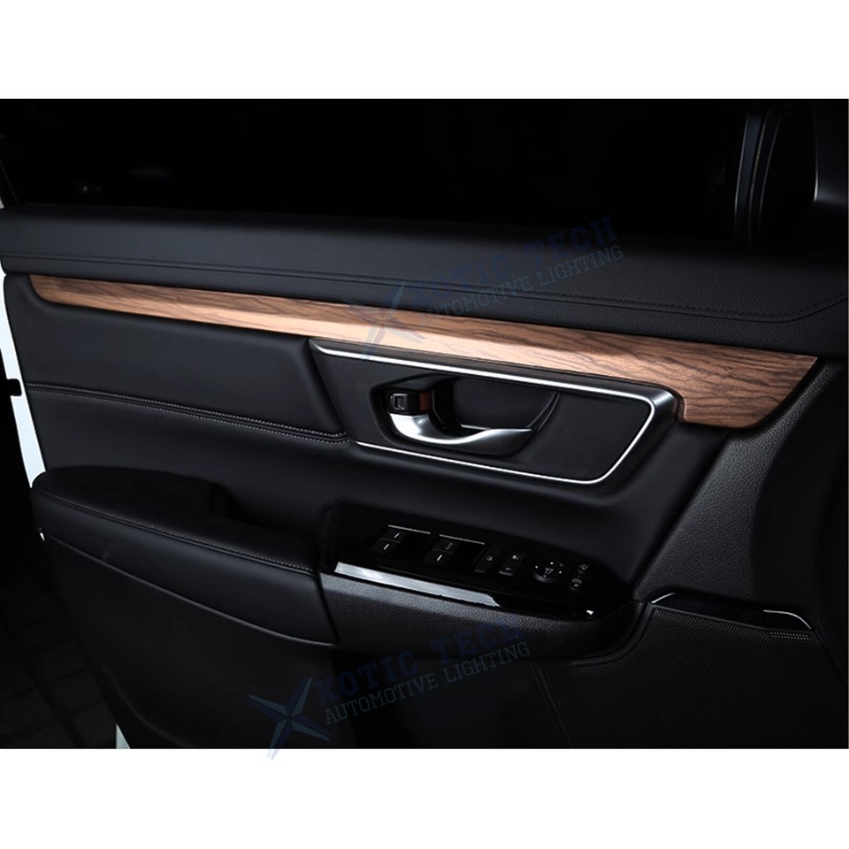 Interior Sporty Center Console Cover Trim Peach Wood Grain For Honda ...