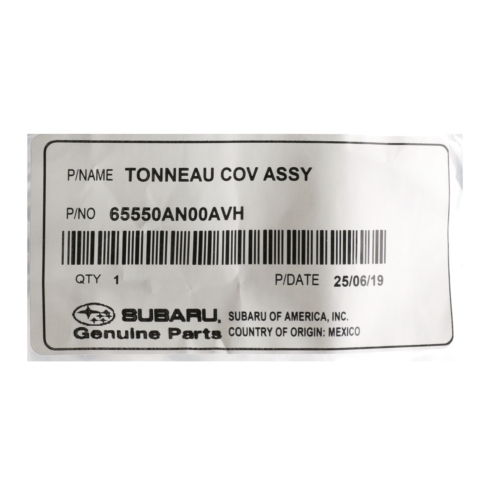 Genuine Subaru Outback 2020 or 2021 Cargo Cover 65550AN00AVH for sale ...