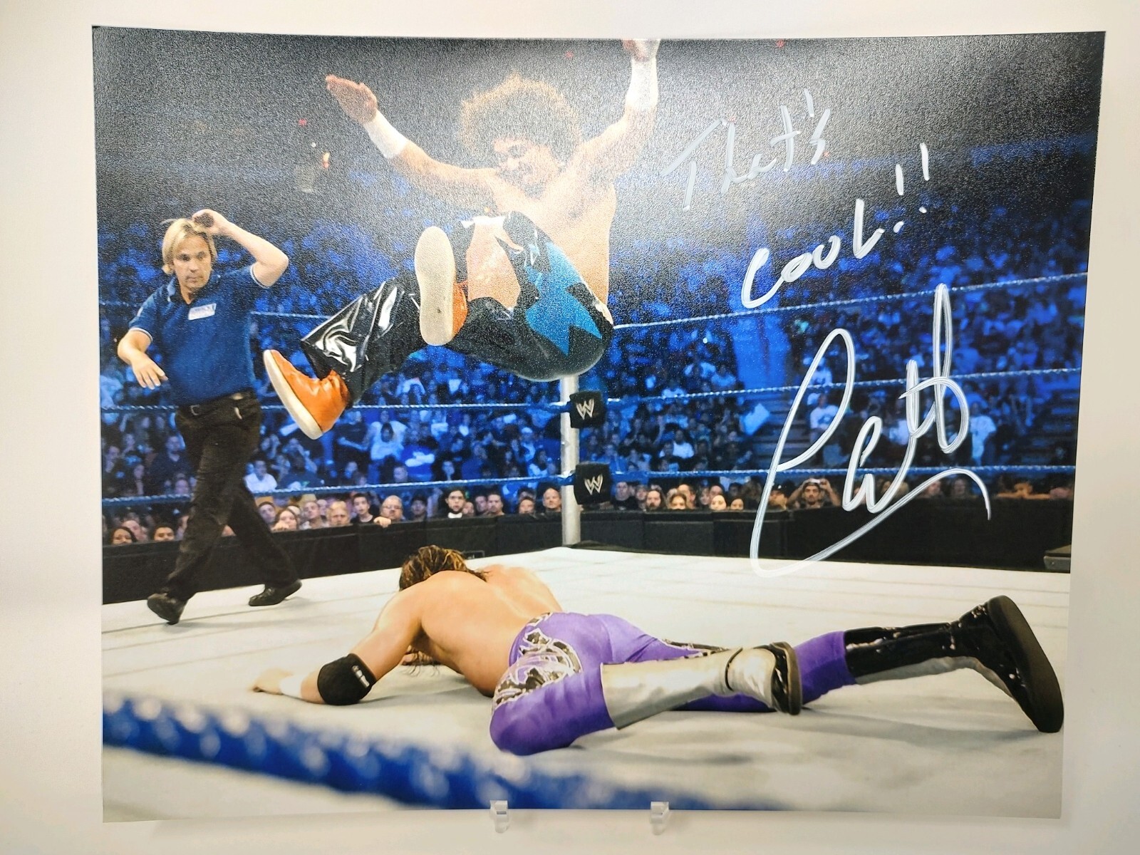 WWF WWE Carlito Colon Jr Signed 8x10 Photo #6 COA BUF | eBay