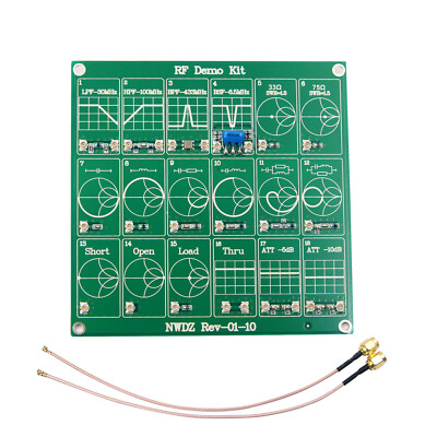 For RF Demo Kit NanoVNA RF test board Frequency Demonstration Antenna ...