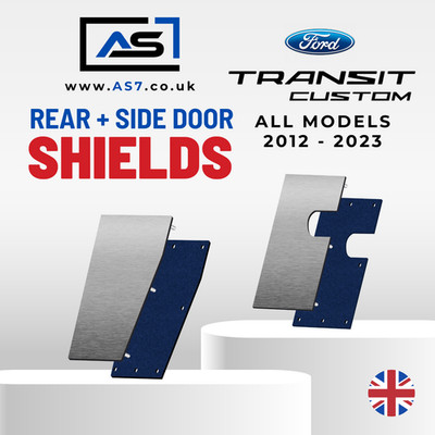 COMBO Side + Rear Door Security Plates Shields Repair Plate Ford ...