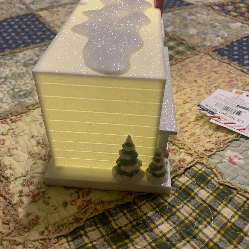 Target Bullseye Playground Light Up Target Store Mini Christmas Village ...