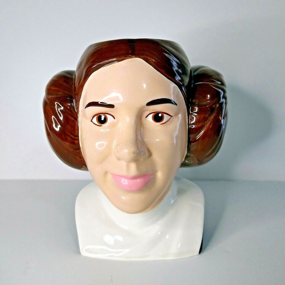 Princess Leia 1997 Star Wars Classic Collection Figural coffee Mug Free ...
