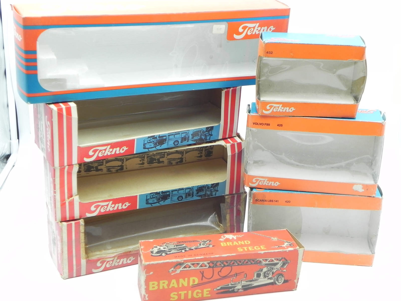 Tekno Box Empty Lotto 8 Boxes Empty Box Boite Vide 1/43 Die Cast | eBay