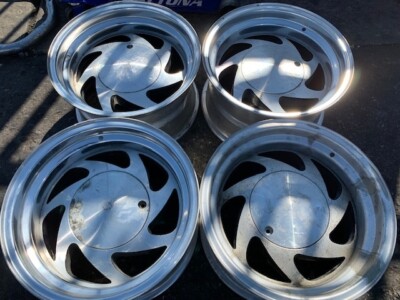 15 VINTAGE WHEELS RIMS ALLOY MAG AMERICAN RACING BLADE AR214 SAWBLADE ...