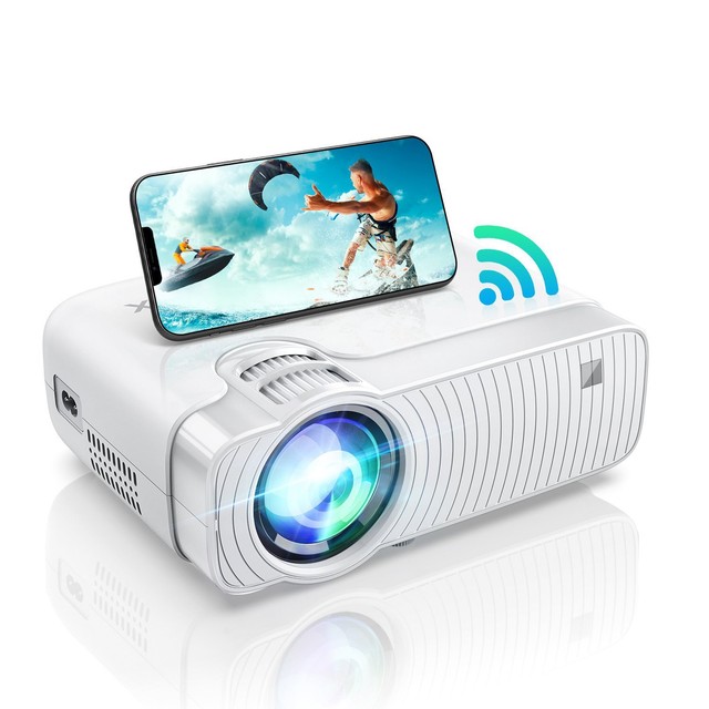 ABOX GC357 Ultra Portable WiFi 5500lux Wireless LCD Projector. for sale ...