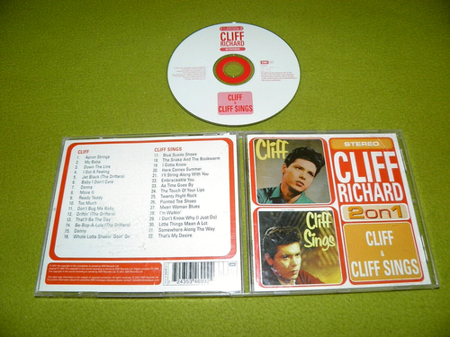 Cliff Richard - Cliff & Cliff Sings - 2 Albums On 1 CD ! RARE 2001 ...