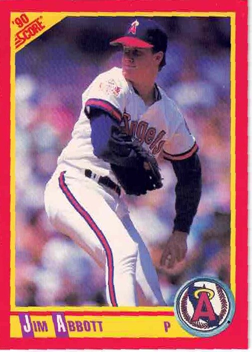 Qty 1 Jim Abbott #330 Score 1990 Score California Angels | eBay
