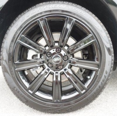Range Rover L405 OEM 21" x 9.5" 9 Spoke Gloss Black Wheel Set Fits L494 ...