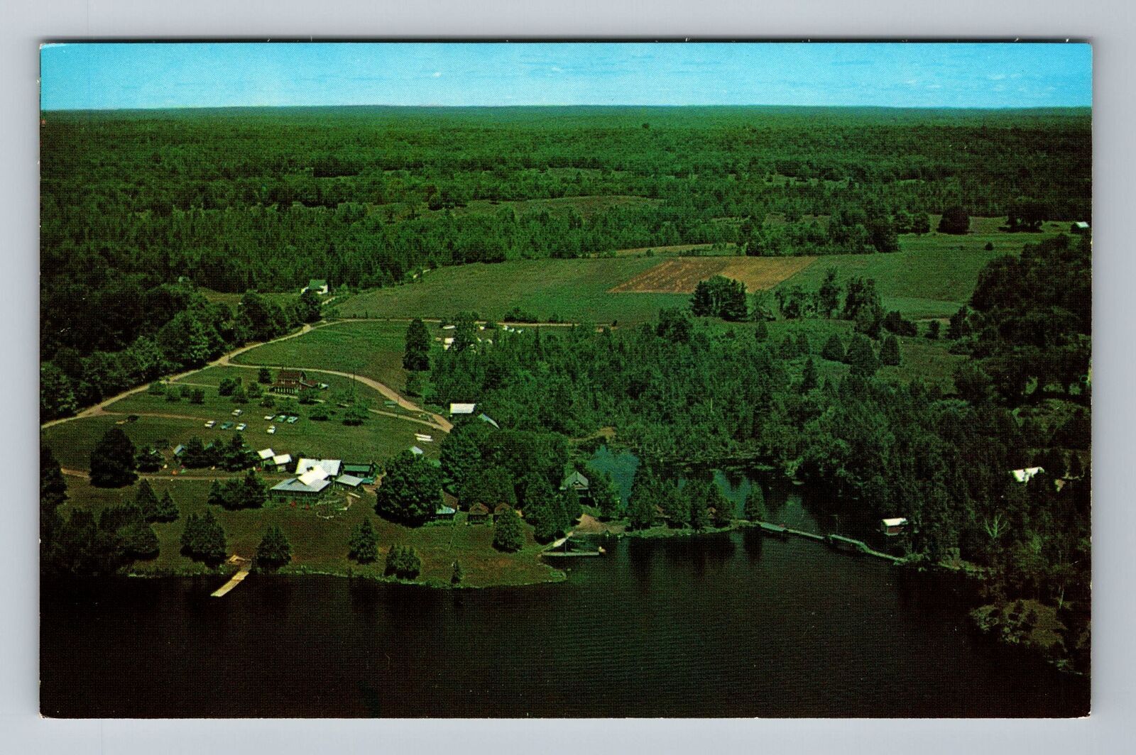 Fernleigh-Ontario, Aerial Photo Fernleigh Lodge, Advert, Vintage ...