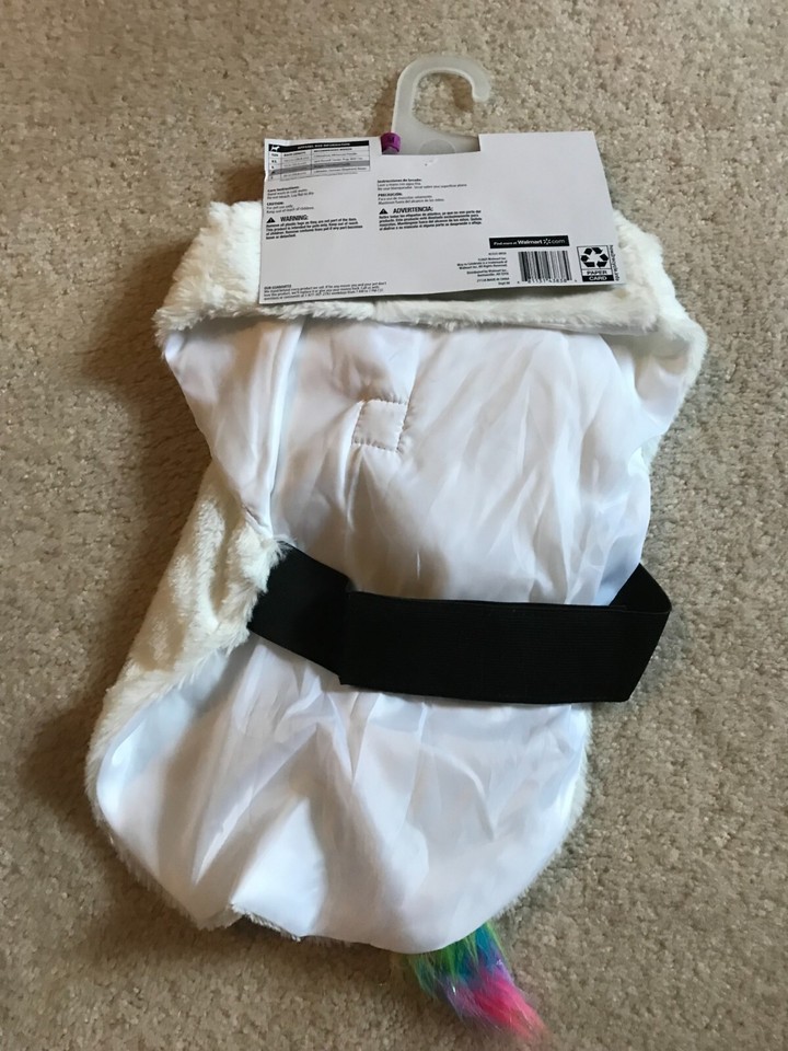 Wm21- Way To Celebrate Halloween Dog Pet Unicorn Costume Size Medium M ...