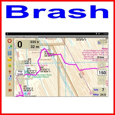 Ozi Explorer GPS Software with Australia wide Topographic Off Road 4 x ...