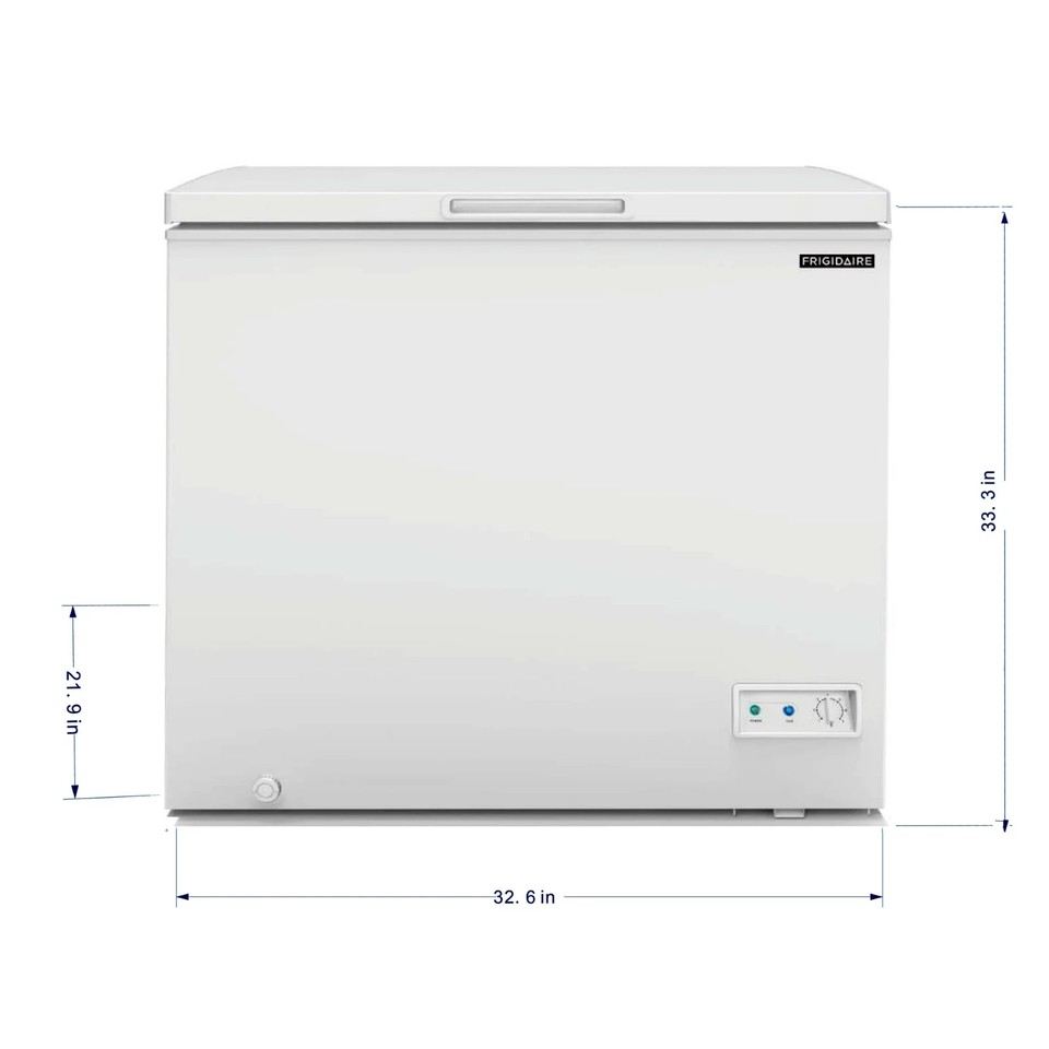 Frigidaire 7.0 Cu. ft. Chest Freezer, EFRF7003, White | eBay