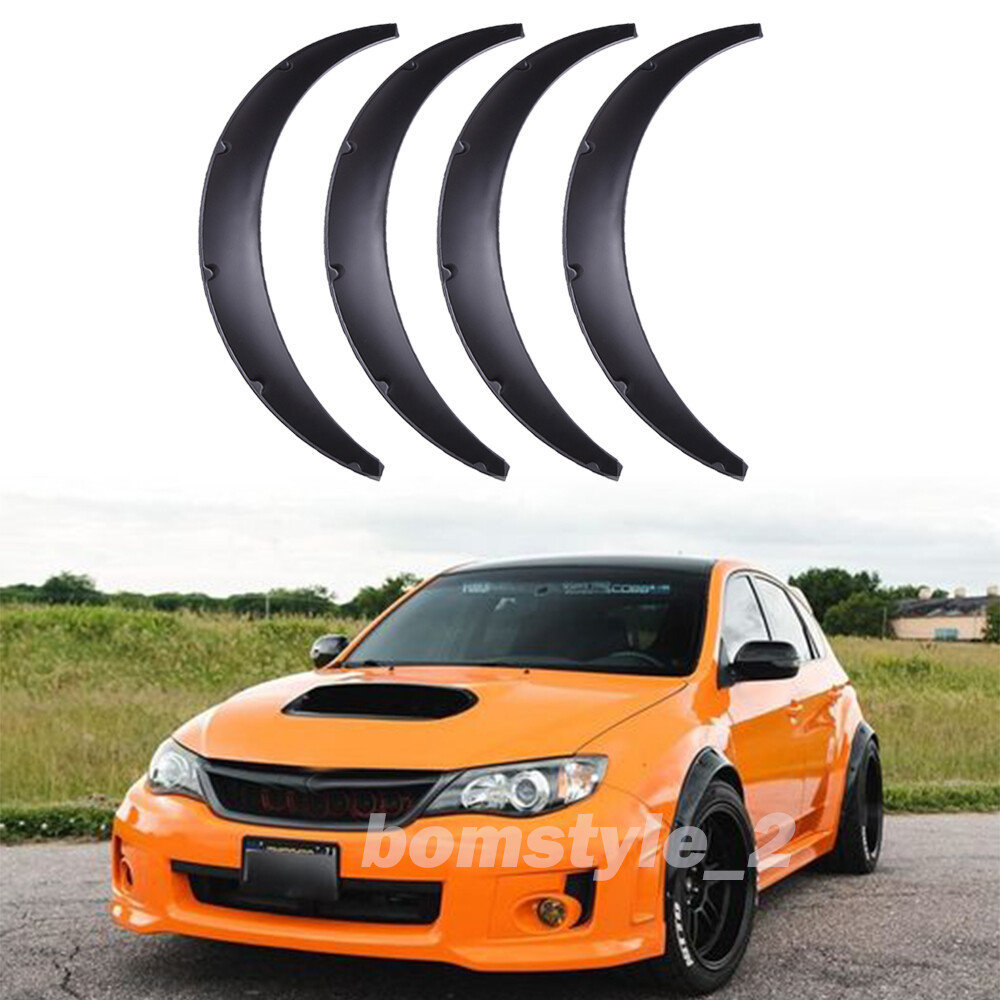 3.5" Fender Flares Flexible Extra Wide Wheel Arches For Subaru Impreza ...