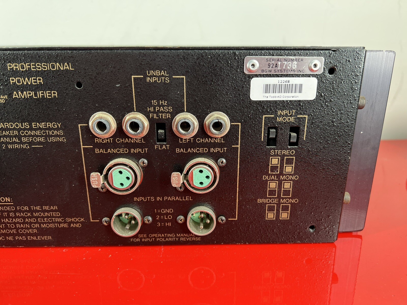1991 BGW 350 Power Amplifier Rare | eBay