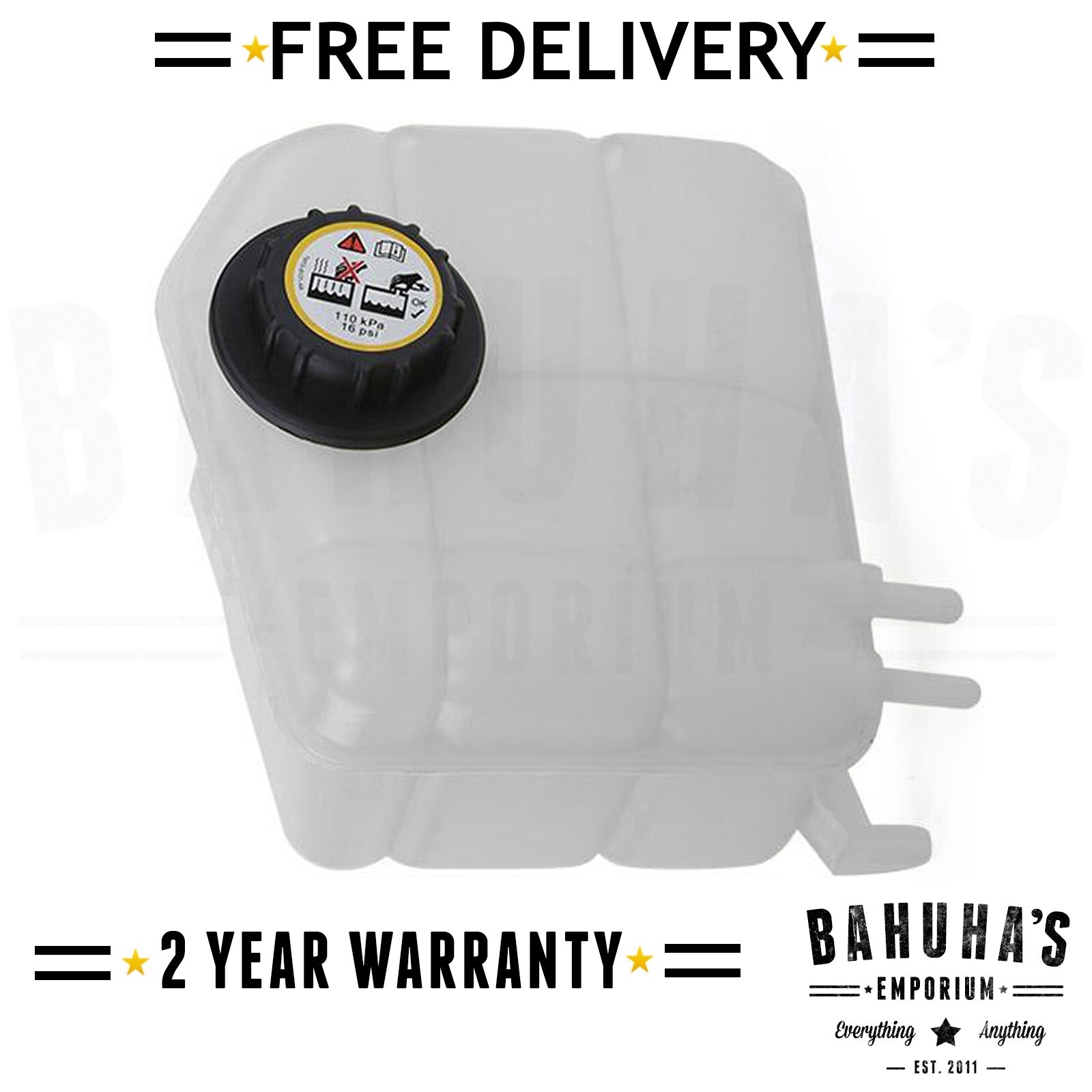 Ford Transit Connect Radiator Coolant Expansion Header Tank + Cap 2002 ...