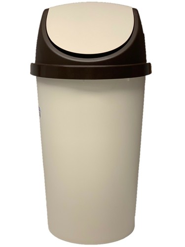 50L RETRO SWING BIN KITCHEN BIN VINTAGE SHABBY CHIC CREAM CUPCAKE ...