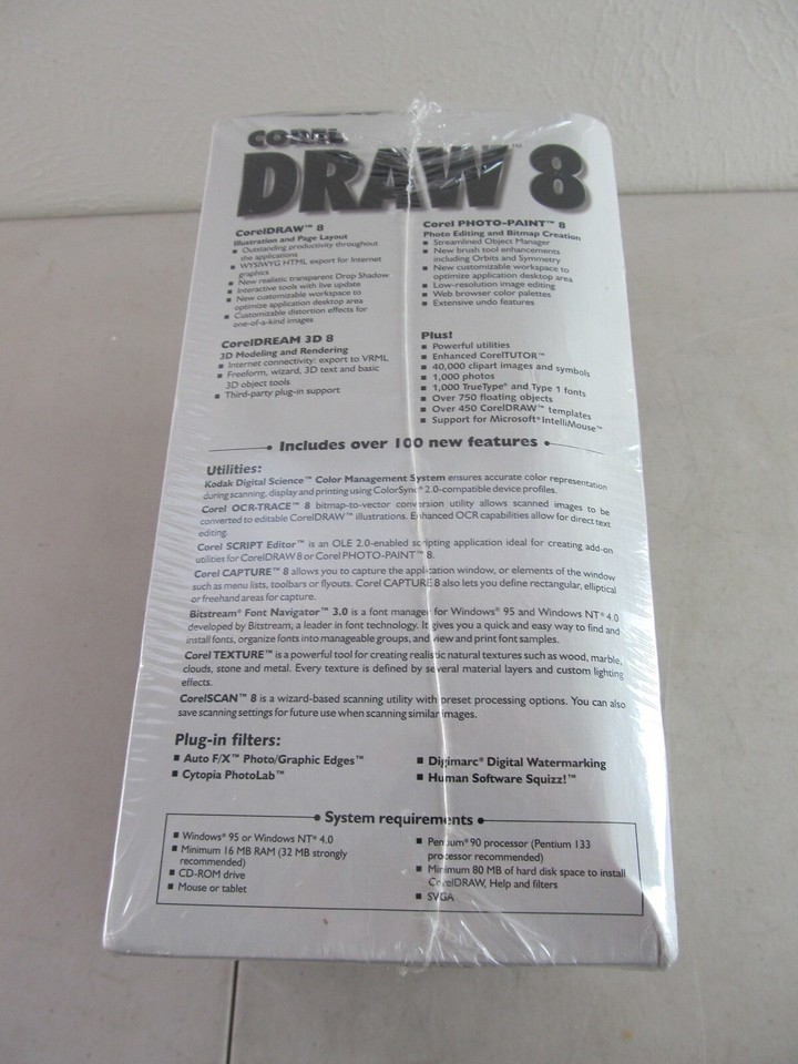 Coreldraw 8 New, Sealed Box | eBay
