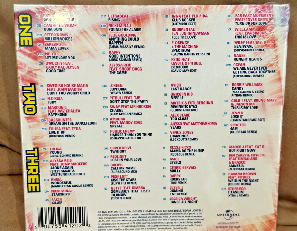 BRAND NEW: Clubland 22 - 3 CD set Nicki Minaj, Venus Jones, Robbie ...