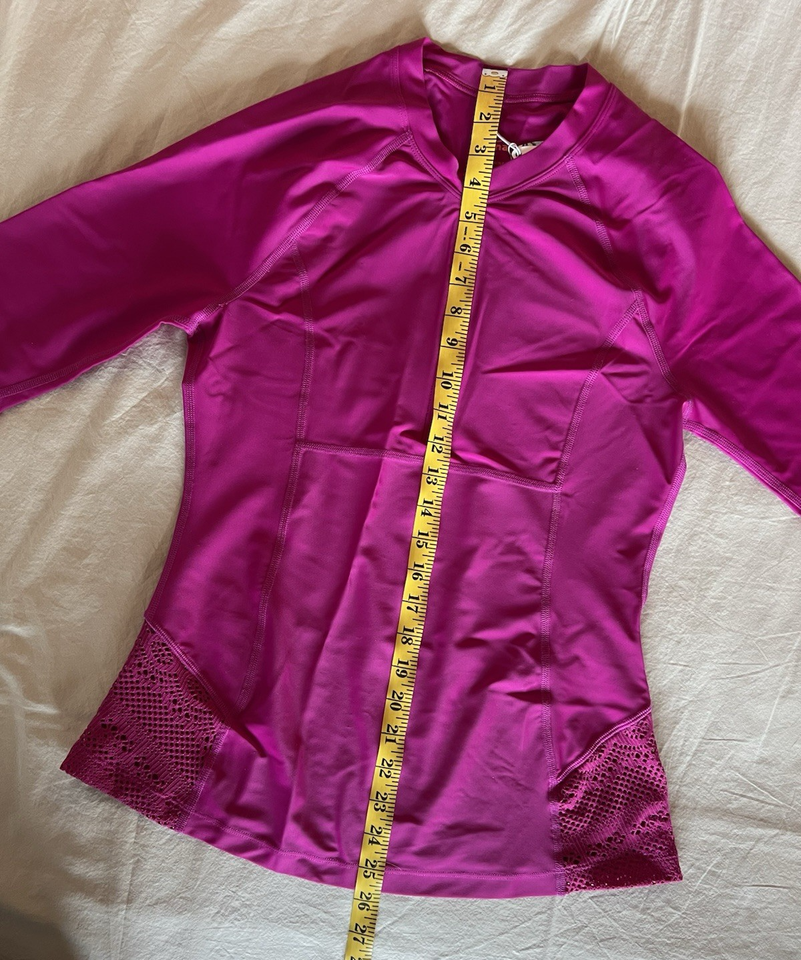 Prana Brigitte Sun Top Rash Guard Rich Fuchsia M NWT | eBay