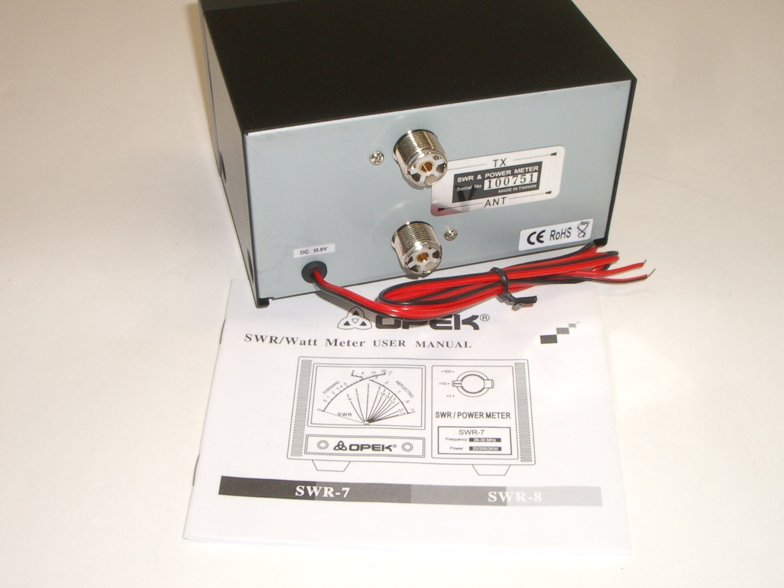 OPEK SWR-8L 144/430 VHF UHF CROSS NEEDLE SWR POWER WATT METER 200W | eBay