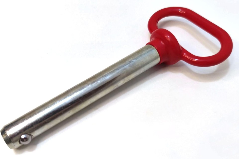 5/8 x 4 Red Handle Detent Pin ,Head Towing Hitch Pin | eBay