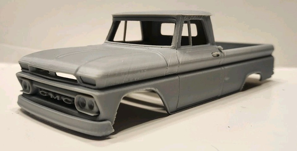 axial Scx24 1965 GMC C 1000 Body 1/24 Scale Rc Crawler Body 132wb | eBay