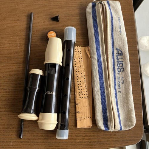 Aulos Recorder 209N E Vintage Musical Instrument Used 33a | eBay