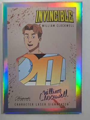 2025 Keepsake INVINCIBLE #591 Laser Signapatch Silver William Clockwell ...