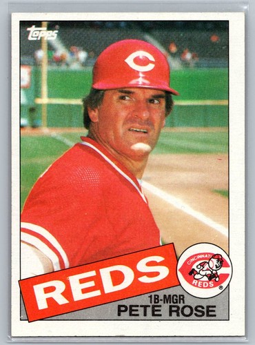 1985 Topps #600 Pete Rose Cincinnati Reds | eBay