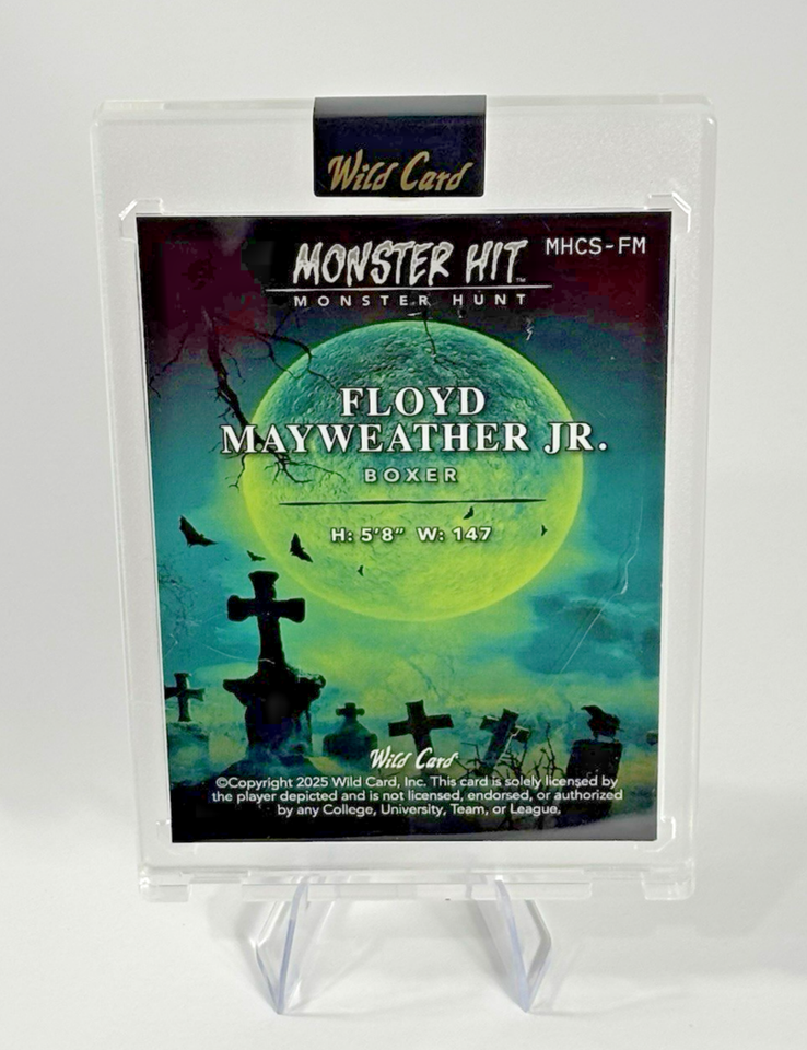 2025 Wild Card Haunted Hits Monster Hit 1/1 Multi Sport Floyd ...