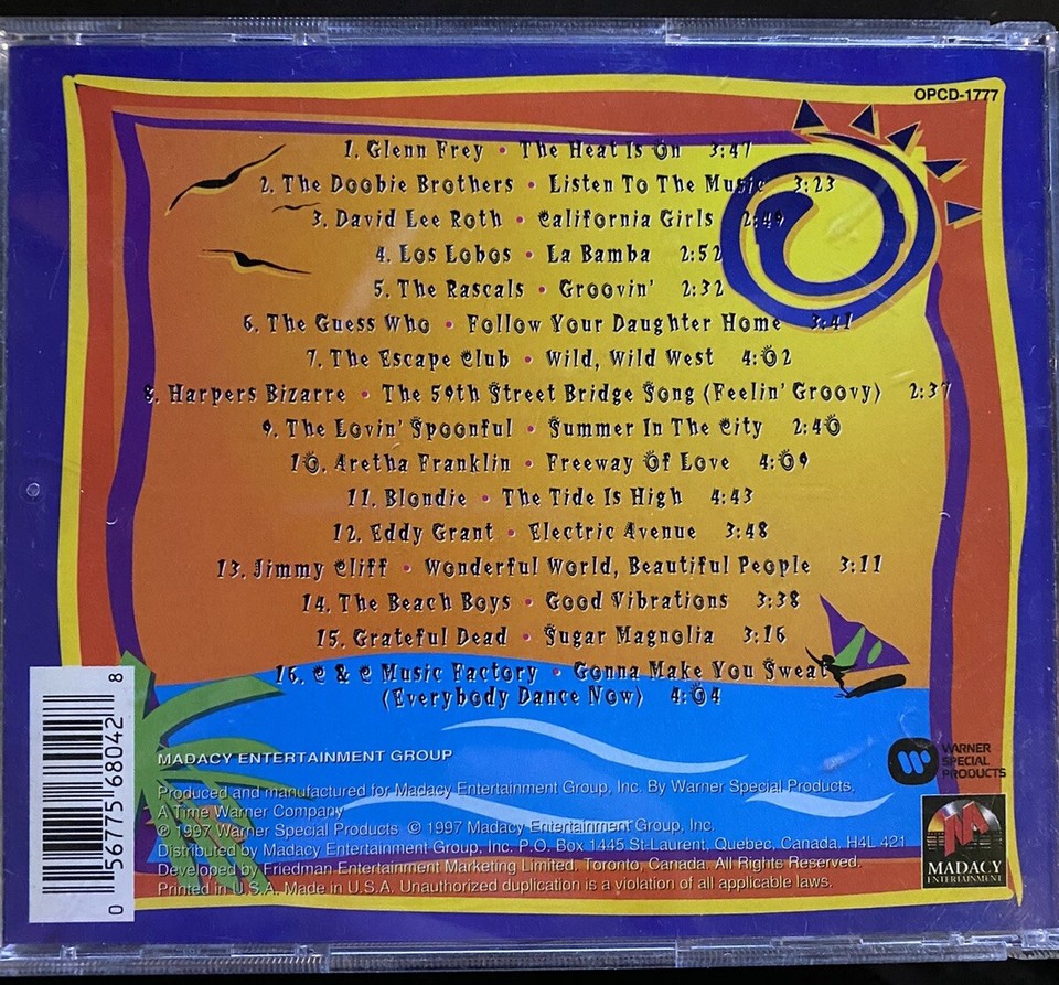More Sun Splashin Hot Summer Hits Blondie Beach Boys Glenn Frey Audio ...