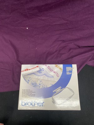 Brother Border Frame Kit and Embroidery Buttonhole Kit | eBay