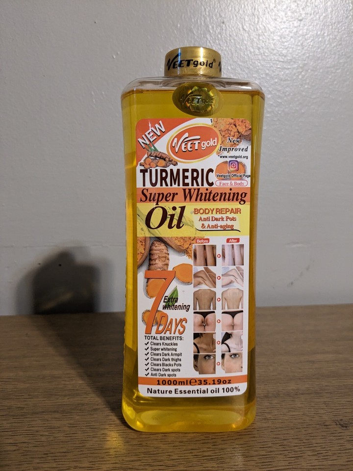 Veet Gold Tumeric Super Whitening Oil 1000ml | eBay