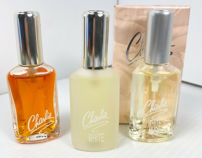 CHARLIE By Revlon Set of 3 Charlie Scents 0.5 fl oz *VINTAGE ORIGINAL ...